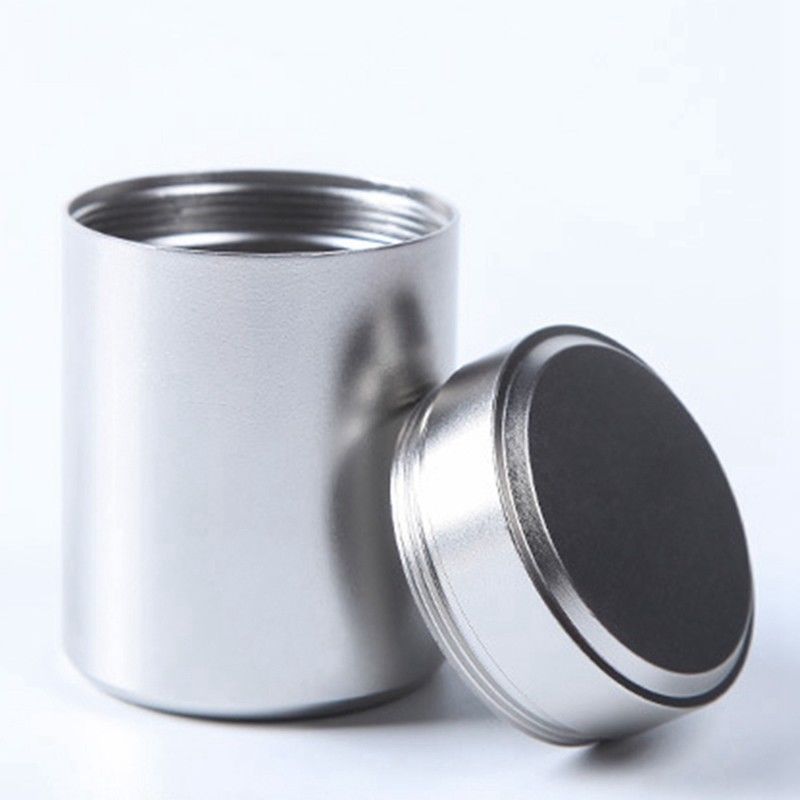 Airtight Smell Proof Metal Herb Can Portable Travel Tea Stash Jar ...