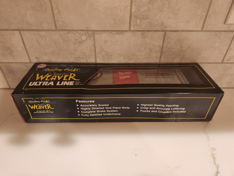 Weaver Ultra Line Quality Model Train Car New Not Used Still Original ...