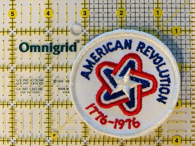 Vintage American Revolution 1776-1976 Patch USA Patch Embroidered Sew ...