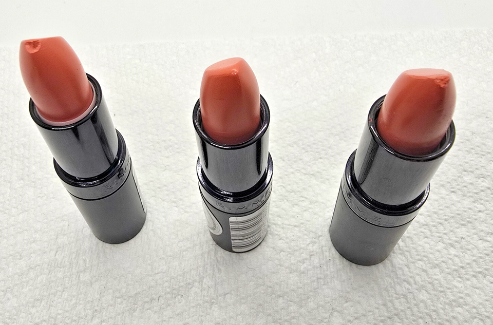 3X Rimmel Lasting Finish Lipstick by Kate Moss #32 Rossetto *Damaged ...