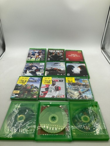 Xbox One Game Lot Of 12 Titles Including 3 New Games Minecraft & Much ...