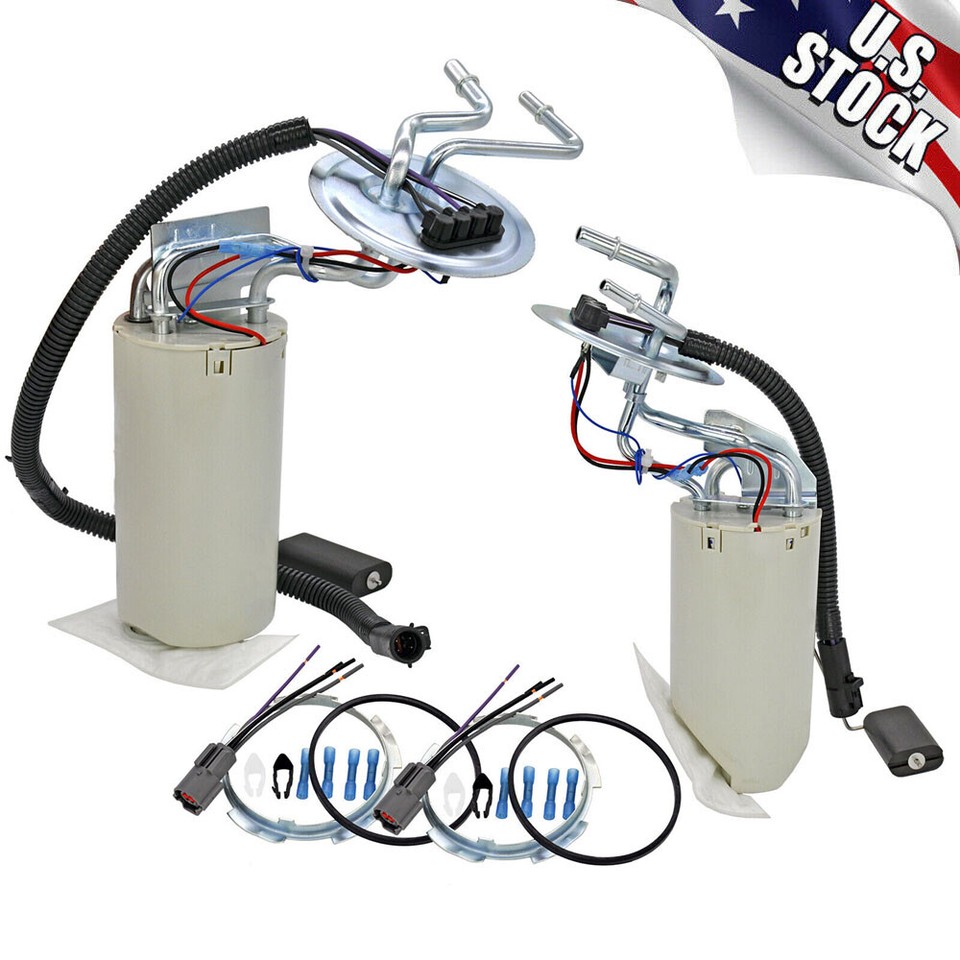 2* Front & Rear Fuel Pump Module Assembly Set For 1992-1997 Ford F150 ...
