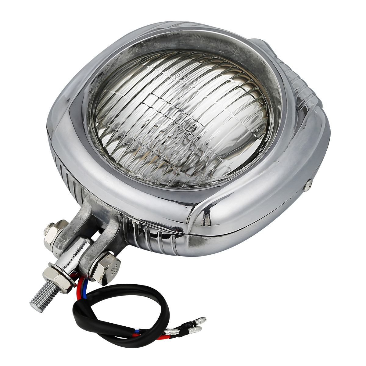 Old School Retro Electroline Vintage Headlight Fit For Harley Dyna ...