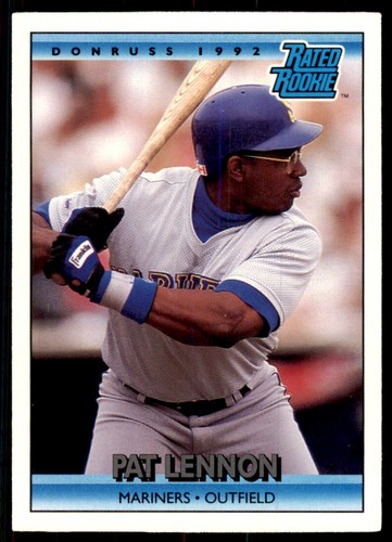 1992 Donruss Patrick Lennon Rookie Seattle Mariners #17 | eBay