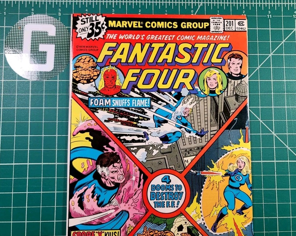 Fantastic Four #201 (1978) Newsstand Marvel Comic Keith Pollard Marv ...