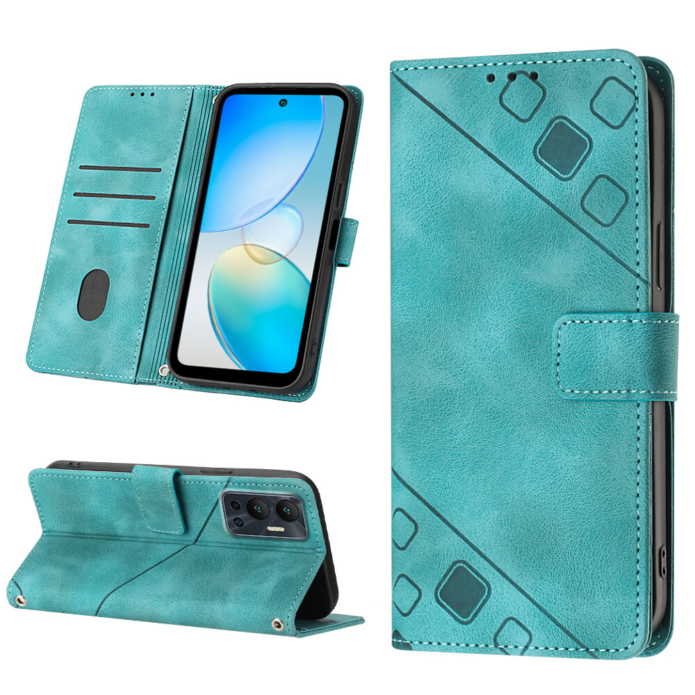 Protector Phone Case For Infinix Hot 12 X6817 Leather Flip Patterned ...
