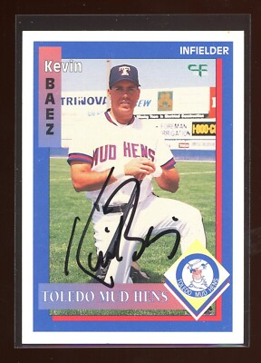 1995 Toledo Mud Hens KEVIN BAEZ Signed Card autograph auto METS | eBay