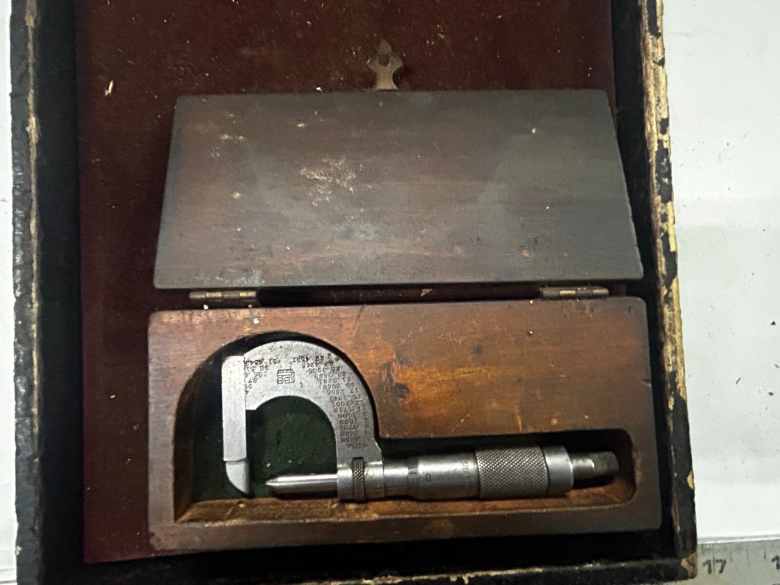 MACHINIST TpCb TOOL LATHE MILL Brown & Sharpe Thread Point ? Micrometer ...