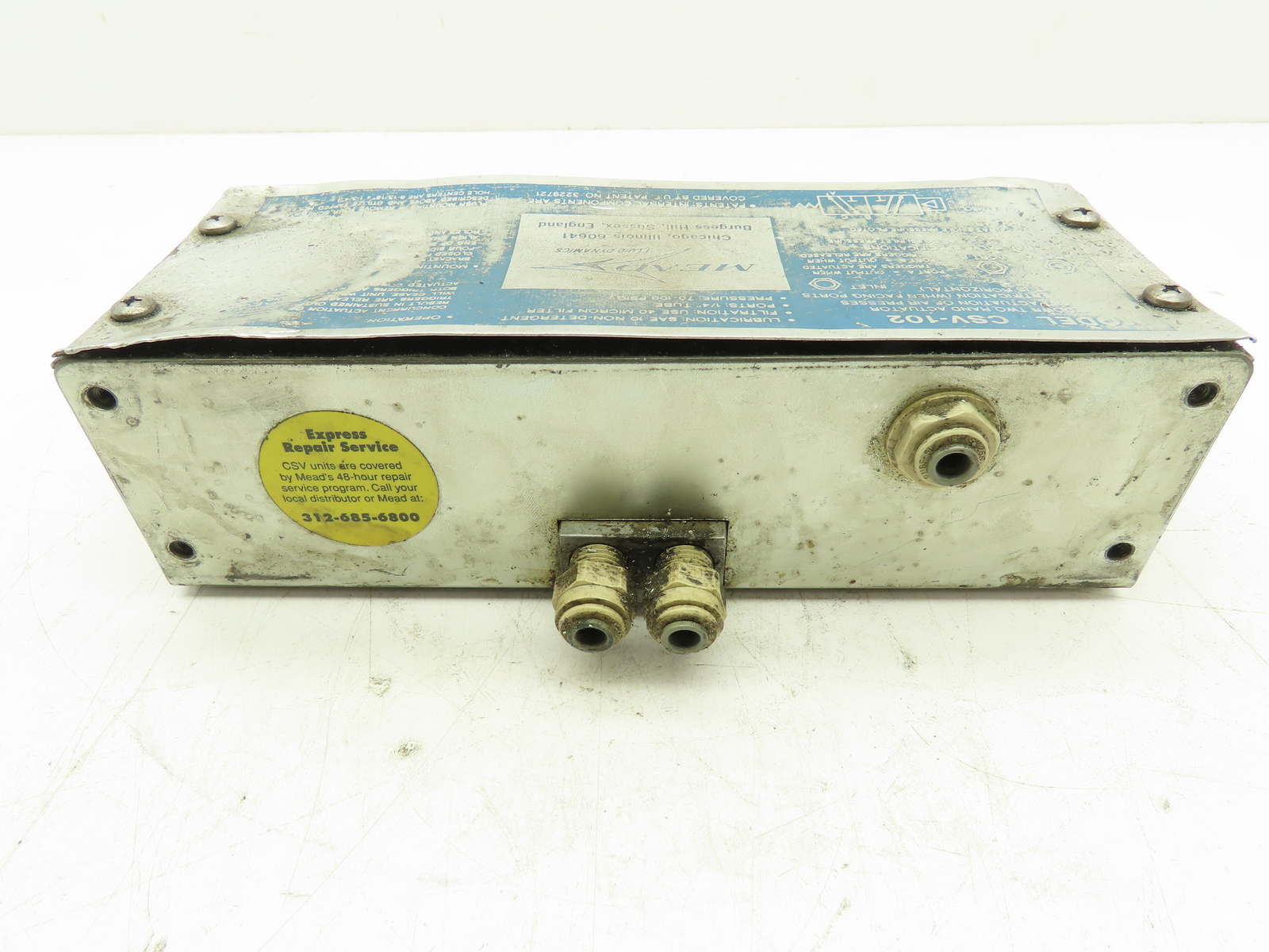 Mead CSV102 CSV-102 Pneumatic 2 Hand Control Anti-Tie Down 40-100 PSI ...