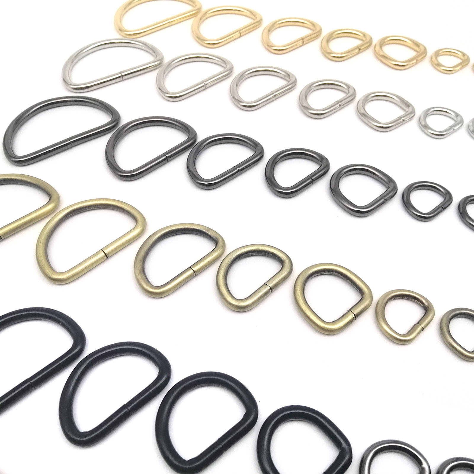 Metal High Quality Leather Hand Bag Purse Strap Belt Web Dee D Ring ...