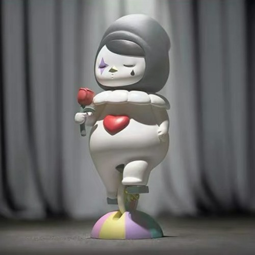 POP MART x PUCKY Circus Babies Series The Sad Clown Secret Opened Blind ...