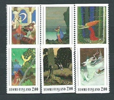 Finland - Mail 1990 Yvert 1080/85 ** Mnh Illustrations | eBay