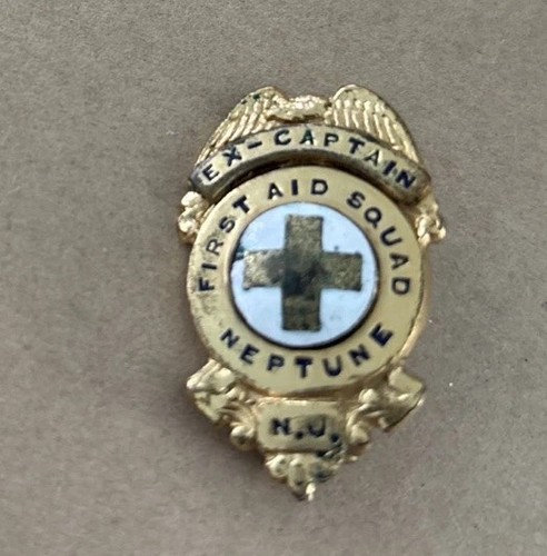 First Aid Squad Member Hat Badge Neptune New Jersey Ex-captain | eBay
