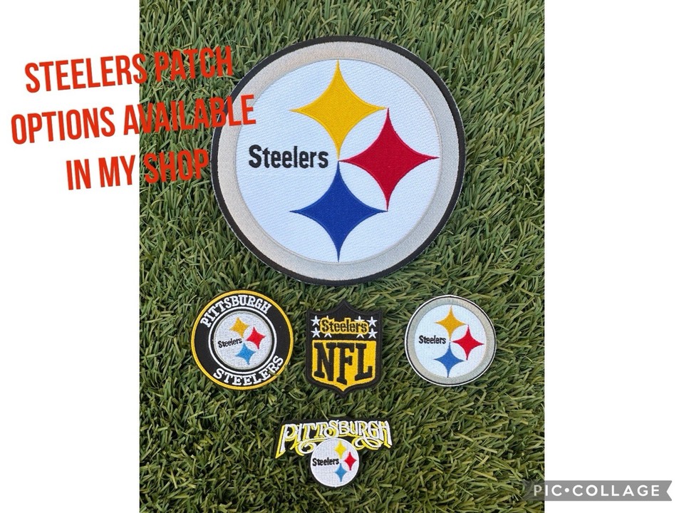 Pittsburgh Steelers NFL Patch 2” X 3” Iron On Embroidered | eBay