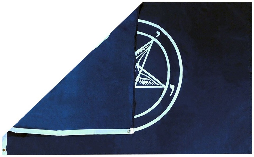 3x5 Baphomet Church Of Satan REVERSE PENTOGRAM Black 3'x5' Flag Banner ...
