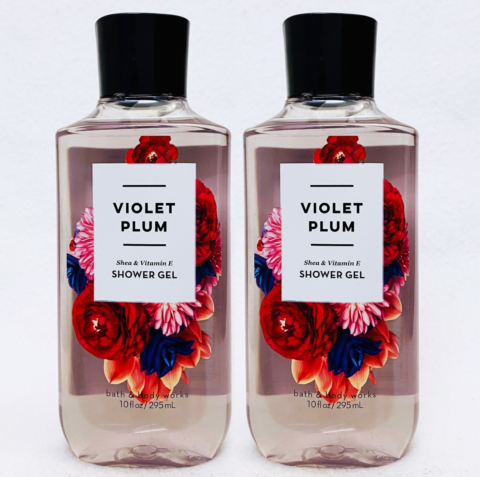 2 Bath & Body Works VIOLET PLUM Body Wash Shower Gel 10 oz | eBay