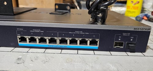 Netgear MS510TXUP 8-Port Multi-Gigabit/10G Ethernet Ultra60 PoE++ Layer ...