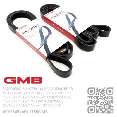 DRIVE/BLOWER BELTS V6 L67 SUPERCHARGED 3.8L [HOLDEN WH-WK STATESMAN V2 ...
