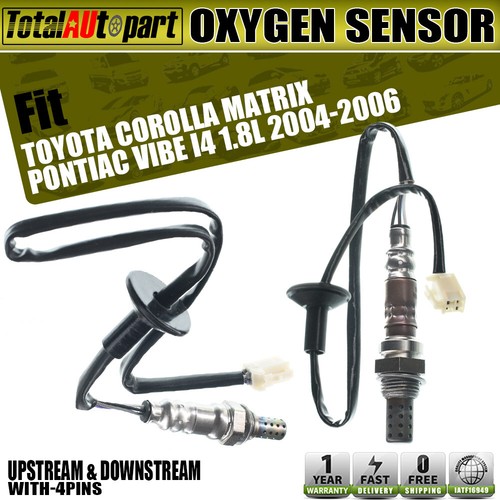2Pcs O2 Oxygen Sensors for Pontiac Vibe Toyota Corolla Matrix 2004-2006 ...