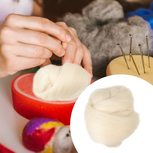 Needle Felting Crafts Wool Chunky Yarn Poking Strips Filling | eBay