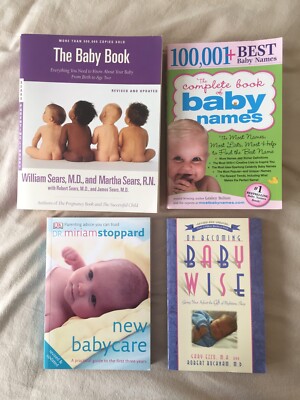 NEW Dr Sears The Baby Book LOT of 4 Parent Guides Baby Names | eBay