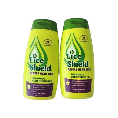 Lice Shield Shampoo & Conditioner in 1, Repels Lice, Super Lice 10 oz ...