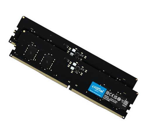 Crucial 64GB (2x32GB) DDR5 UDIMM 4800MHz CL40 ECC 2x DDR4 Bandwidth ...