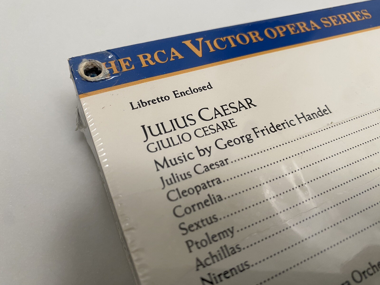 Handel: Julius Caesar (CD, Oct-1990, 2 Discs, RCA) for sale online | eBay