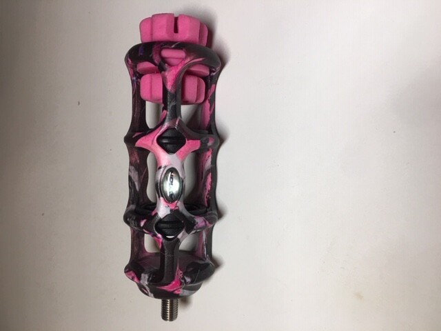 AXION ARCHERY MUDDY GIRL 4 INCH BOW STABILIZER, PINK HYBRID DAMPER MADE ...