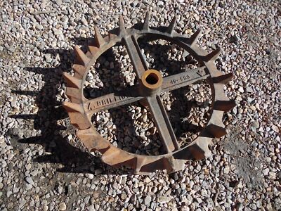 Vintage Industrial Gear LARGE 20” Cast Iron Diamond Gear Wheel Art ...