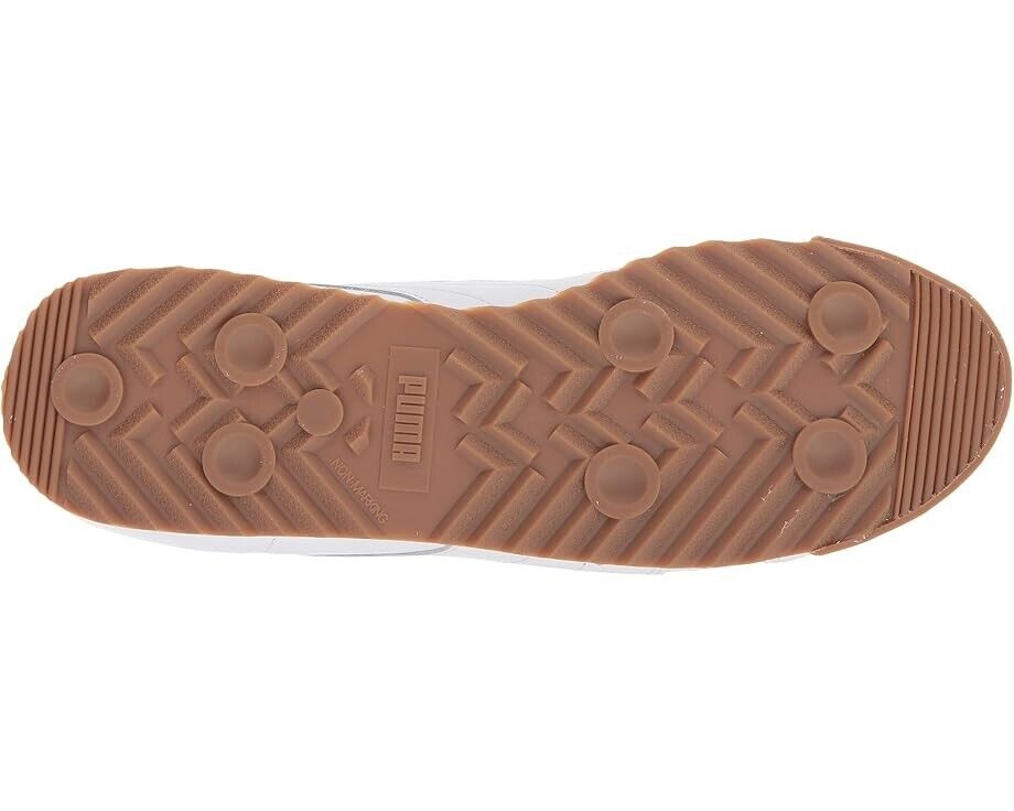 Puma Roma Classic Gum 366408-01 Sneaker Mens White Team Gold Leather ...