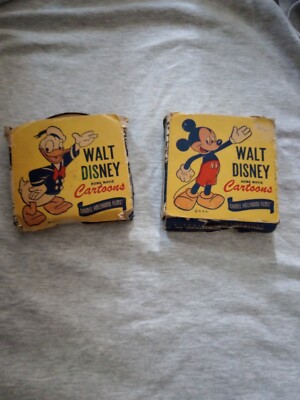 2 Walt Disney Home Movie Cartoons 8mm Films 1514H/1553A Red Hot Bullets ...
