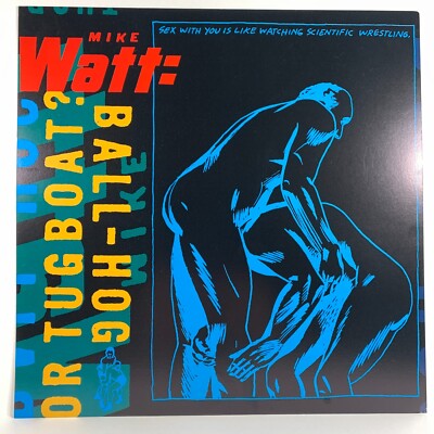 MIKE WATT Ball-Hog ORIG PROMO Flat Poster NIRVANA Foo EDDIE VEDDER ...