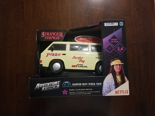 Stranger Things Adventure Force Surfer Boy Pizza Van Radio Controlled ...