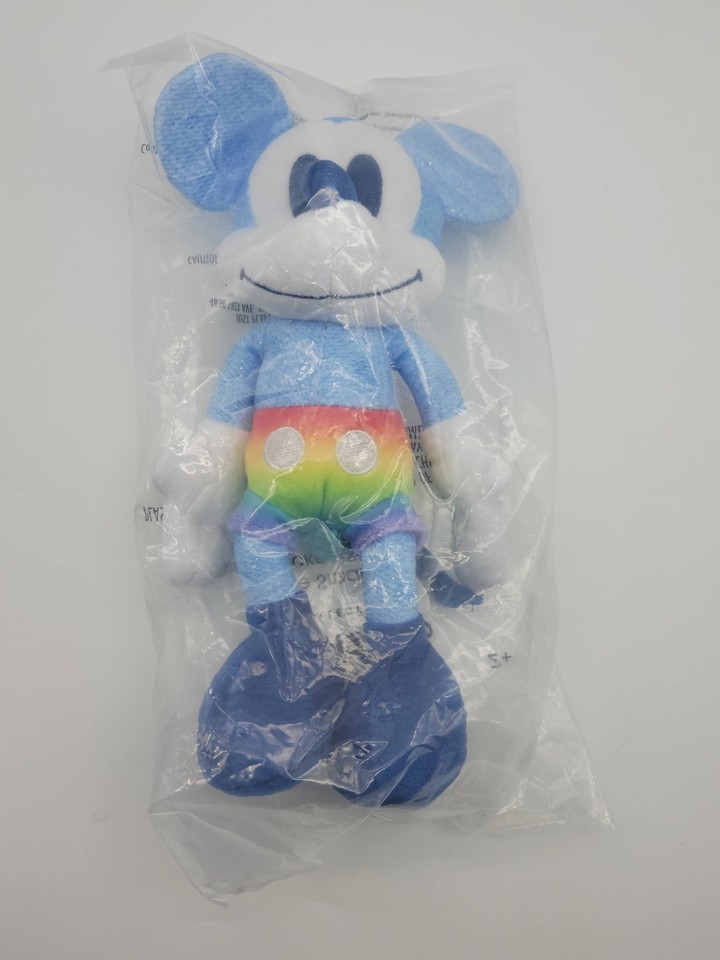 New Disney Rainbow Collection Mickey Mouse Plush Pride 10 Inch | eBay