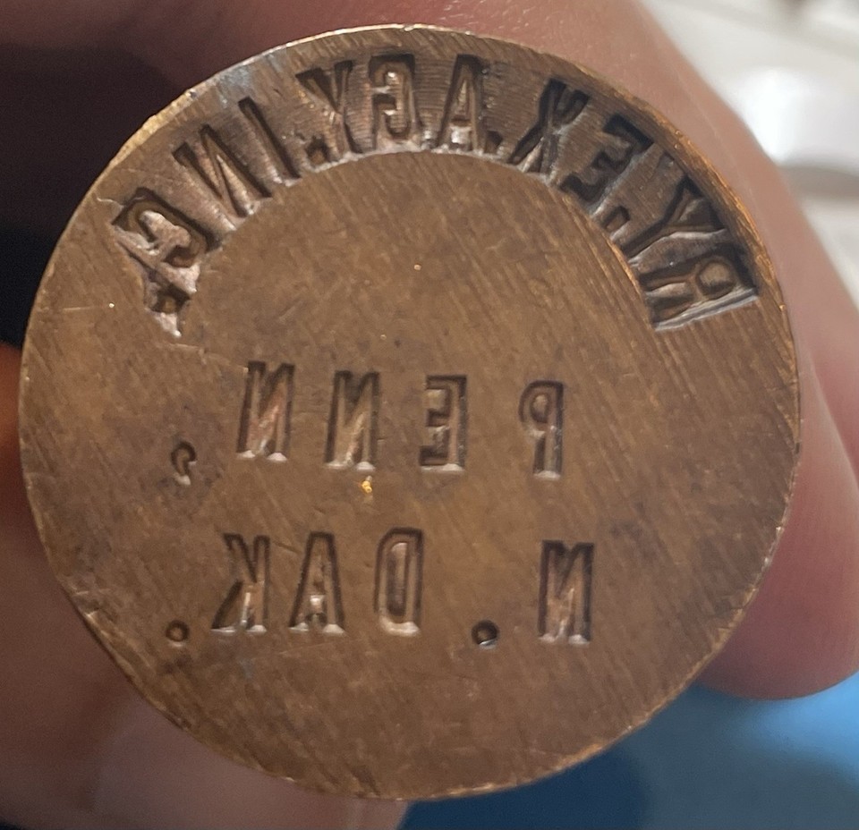 Railway Express Agency (REA) Post 1929 Wax Sealer GN GREAT NORTHERN ...