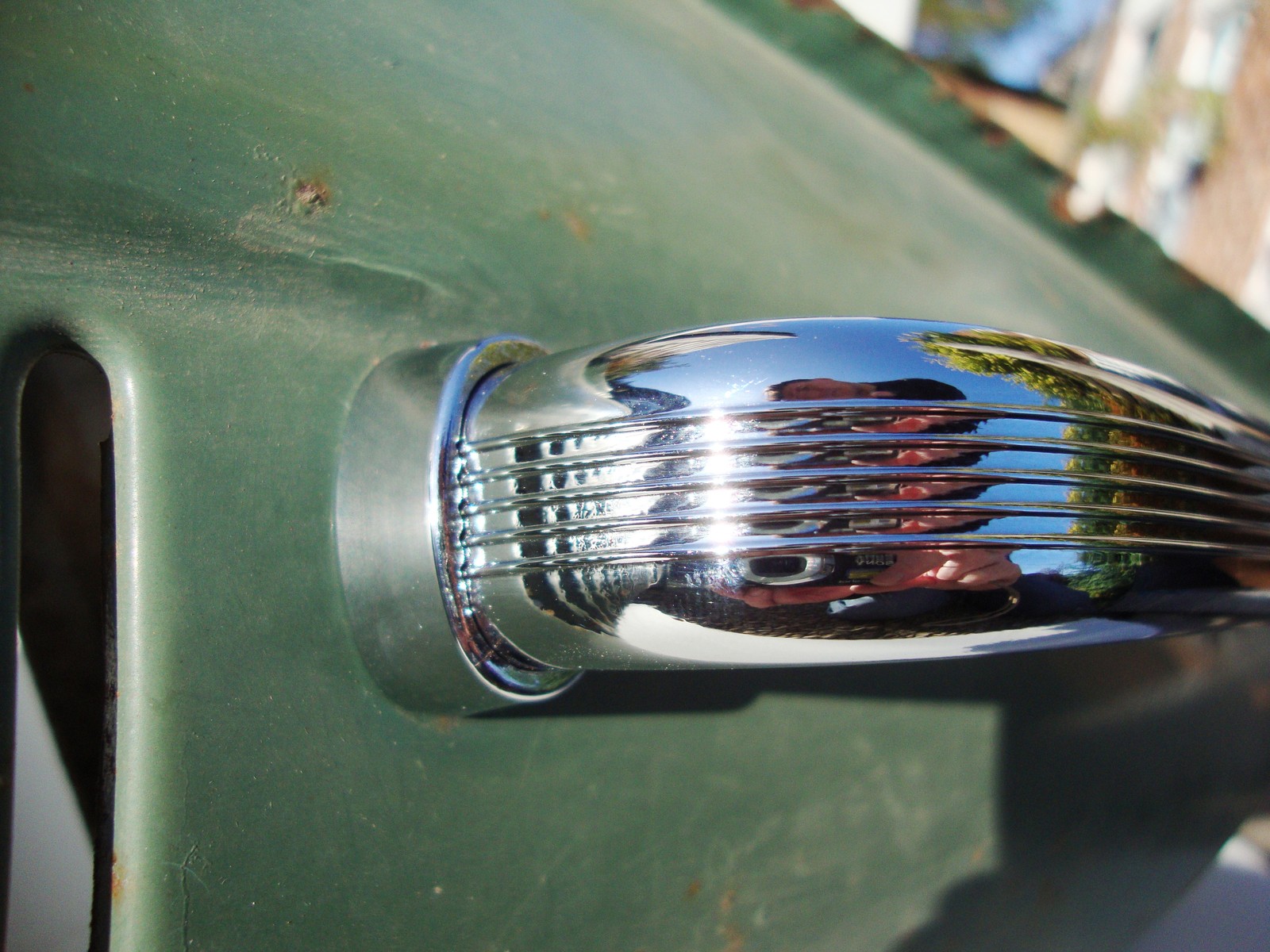 Dash Grab Handle CHROME for VW Splitscreen Deluxe aluminium Samba Bus ...