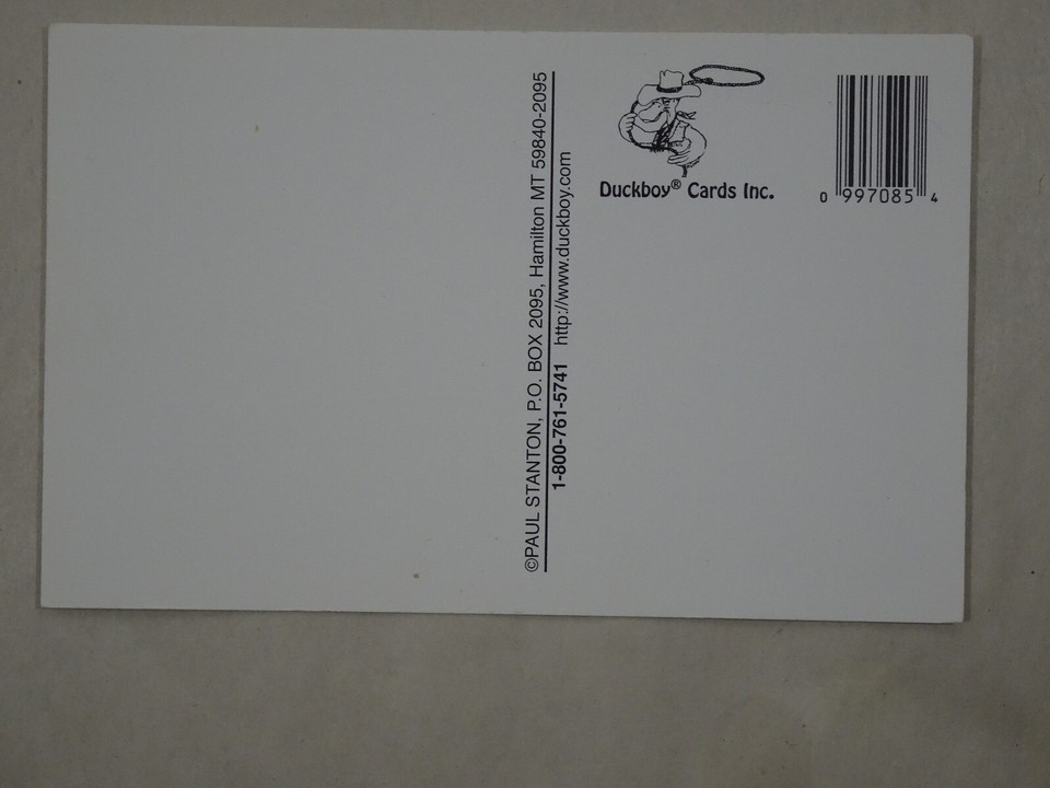 Montana Duckboy Comic Postcard Low-Impact Aerobics | eBay