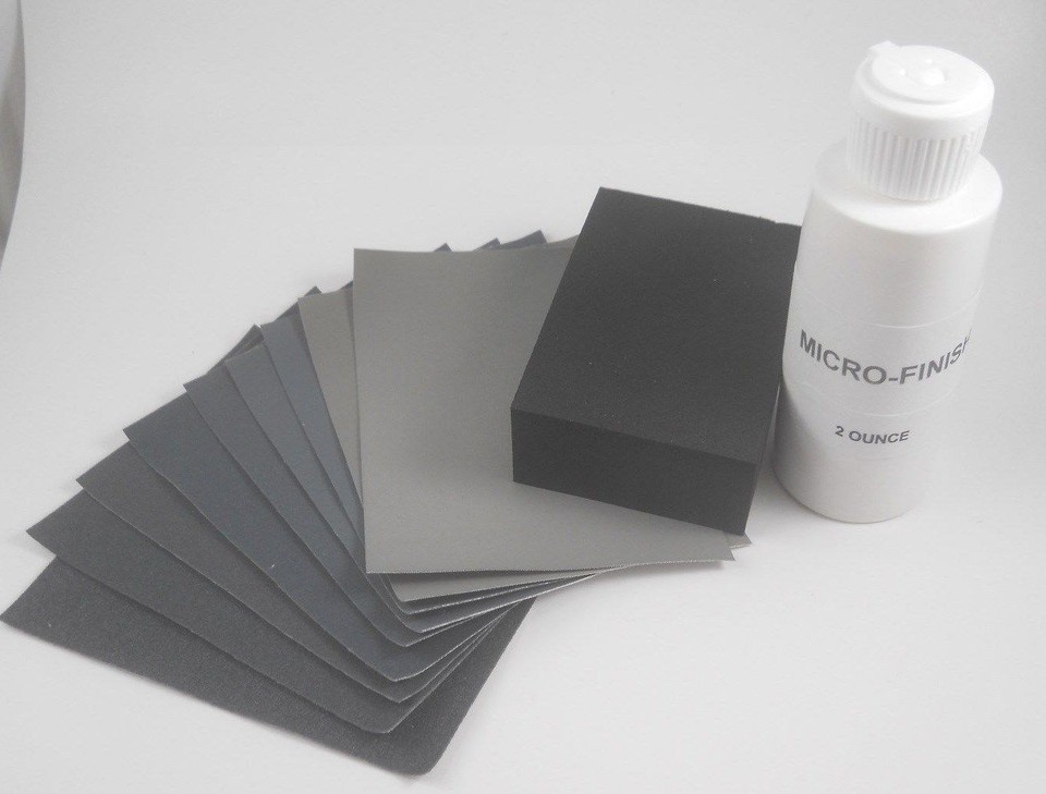 MICRO-MESH Sanding/Polishing Kit Variety Pack 3"x4" - 9 Sheets - Made ...