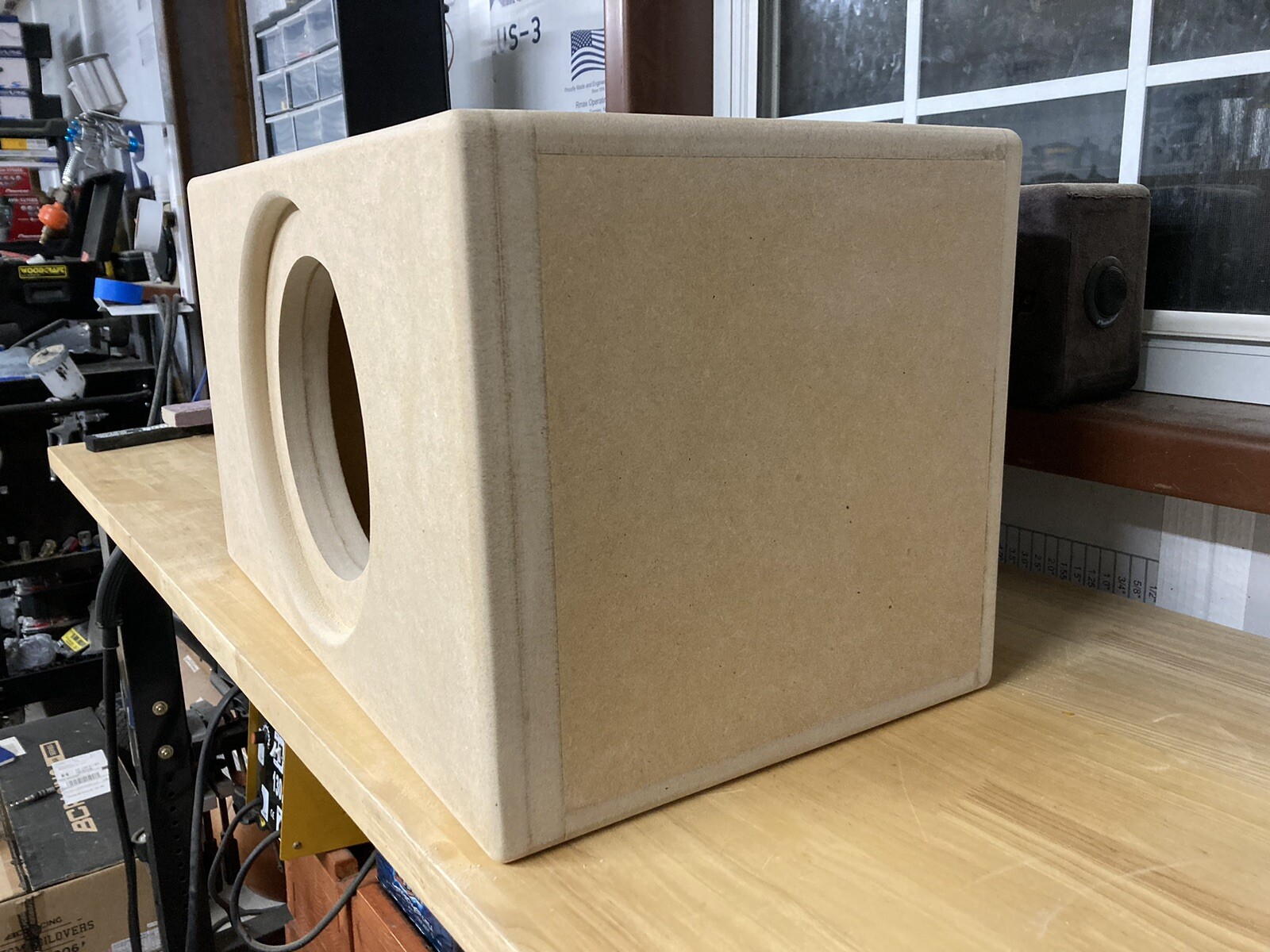 Custom JL Audio 10W7 Flush Mount Subwoofer Enclosure/Speaker Box 32Hz ...