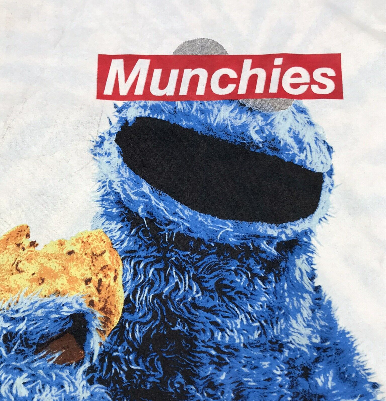 Sesame Street Cookie Monster Munchies Red Box Logo Bl… - Gem