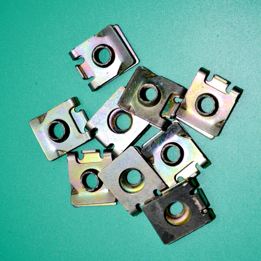 5pcs License Bracket Retainer Bumper Cover Fog Lamp U Nut for Toyota ...