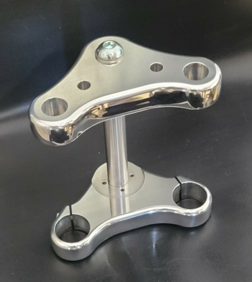 Ultra Narrow Triple Trees 41mm Chopper Harley with matching wheel axle ...