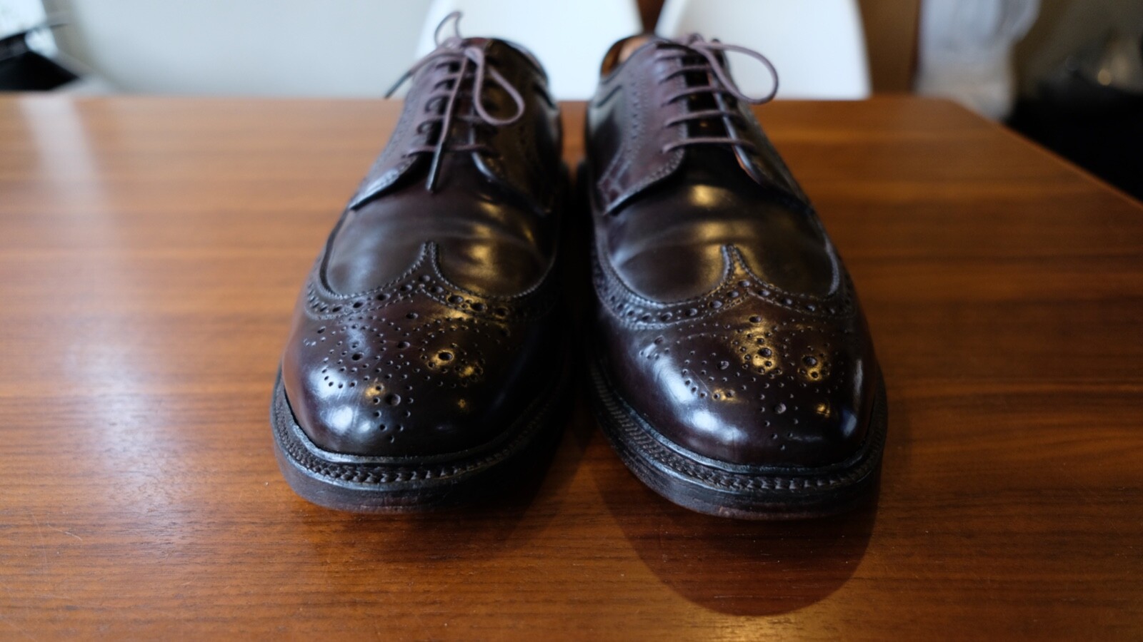 Alden Longwing Brogues Color 8 Shell Cordovan Size 11… - Gem