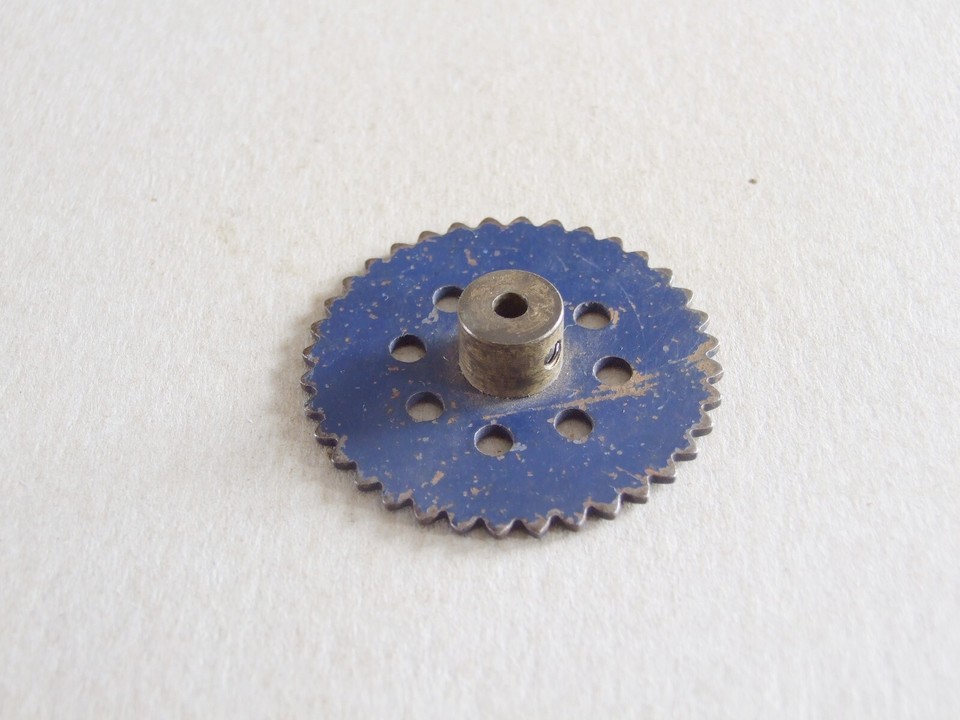 Meccano 36 Tooth Sprocket Wheel Part 95 Blue Prewar 'Meccano' Stamp | eBay