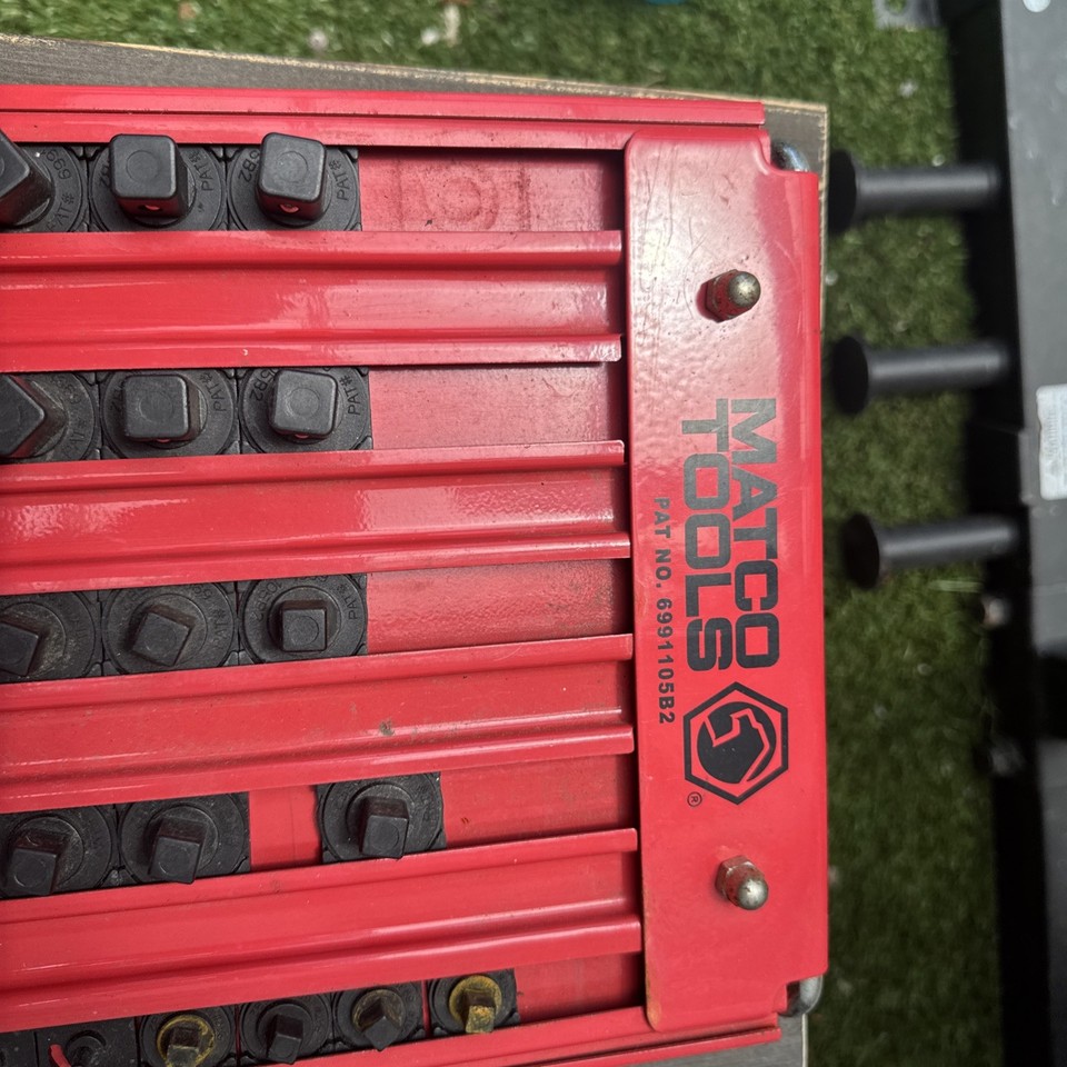 Matco Socket Holder For Toolbox 1/4" 3/8" 1/2" Twist Action Locking ...