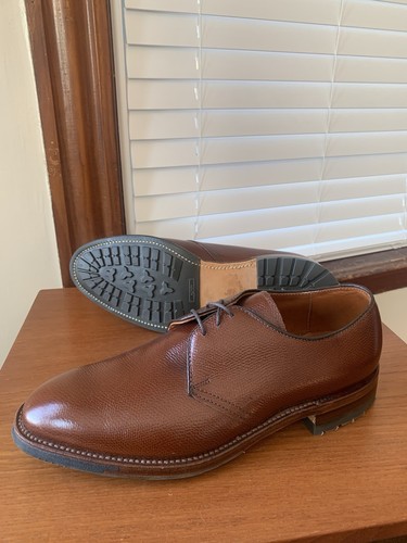 NEW - COMMANDO SOLE | ALDEN 9.5D DUTTON BROWN ALPINE GRAIN SHOES 9.5 D ...