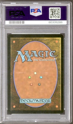 Magic MTG 8th Edition Eighth Ed FOIL Birds of Paradise PSA 7 NEAR MINT ...