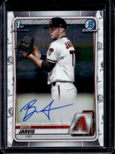 2020 Bowman Draft Bryce Jarvis Chrome Pick Auto #CDA-BJA | eBay