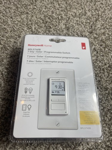 Honeywell Home 120-Volt 7-Day Programmable Switch Indoor/Outdoor ...
